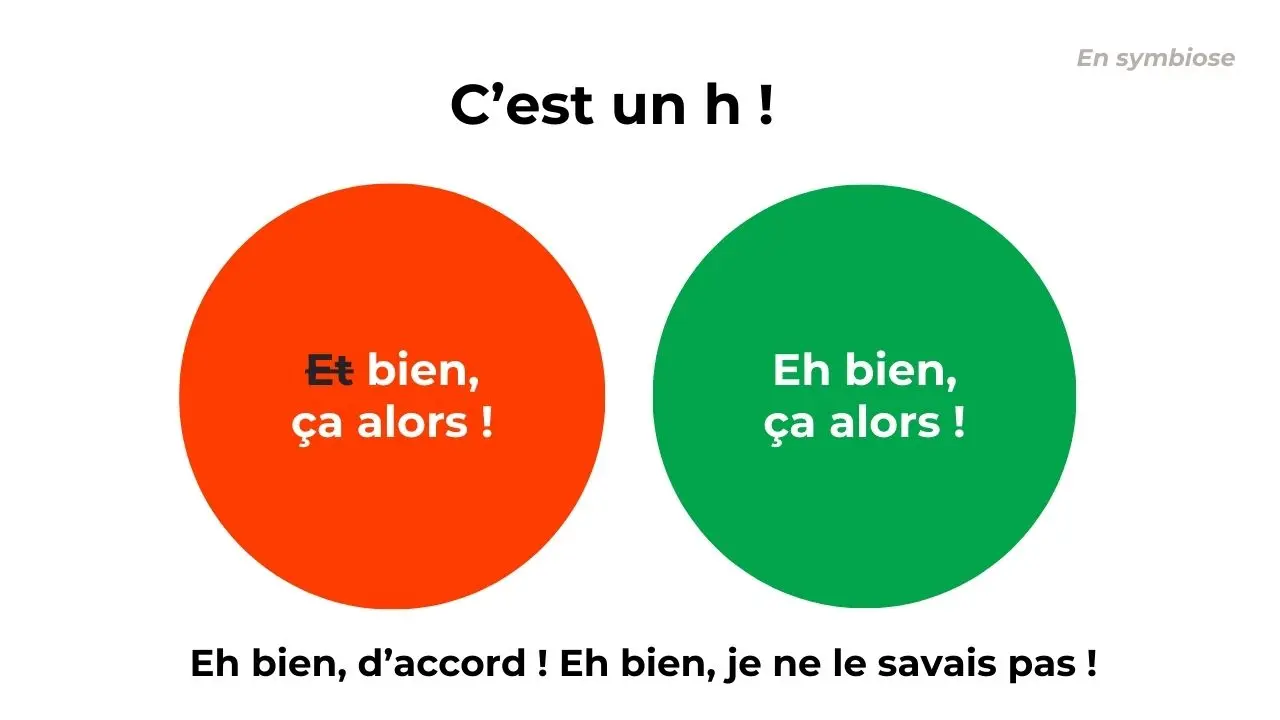 Et bien ou Eh bien ? Ne fais plus jamais l’erreur ! - EN SYMBIOSE